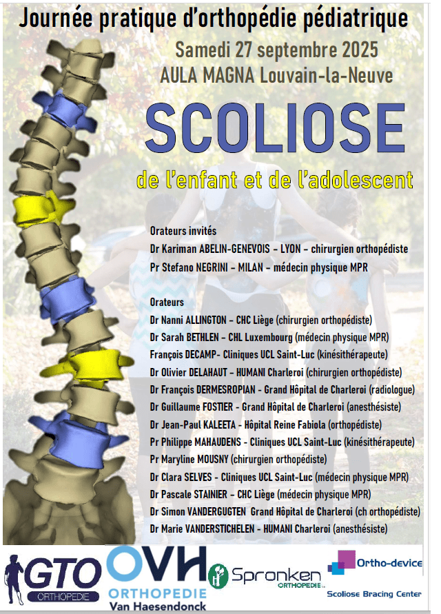 Scoliose: Journée pratique d’orthopédie pédiatrique sur la SCOLIOSE de ...